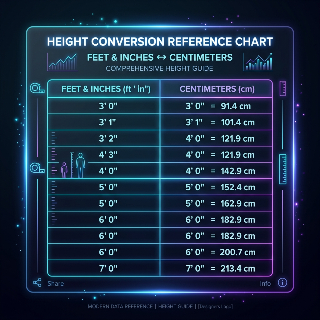 What is 151 cm in Feet and Inches? - Height Converter